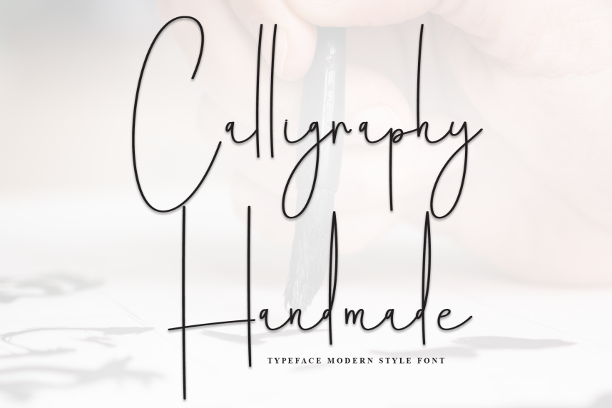Calligraphy Handmade - Modern Simple Font - Befonts