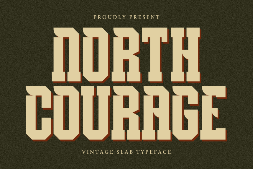 North Courage Font - Befonts