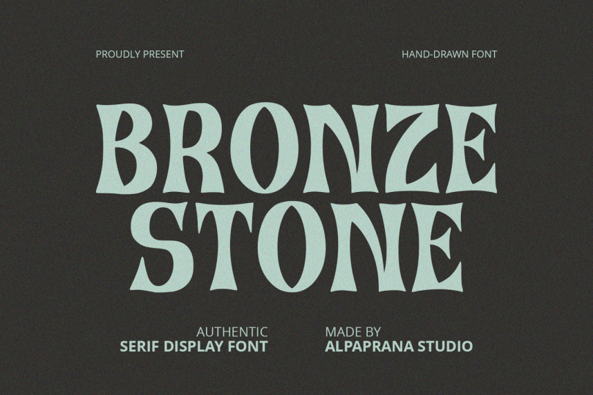 Bronze Stone Serif Font - Download Free Font