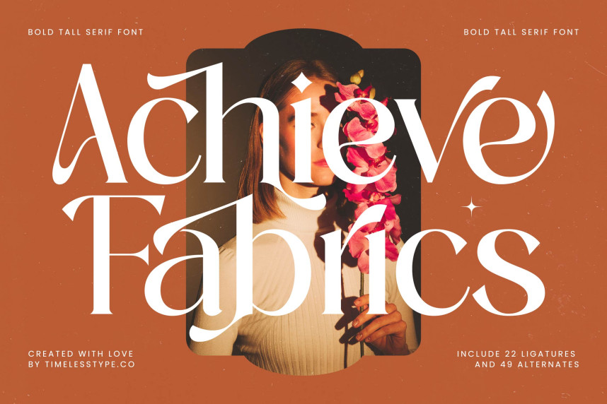Achieve Fabrics Serif Font - Download Free Font