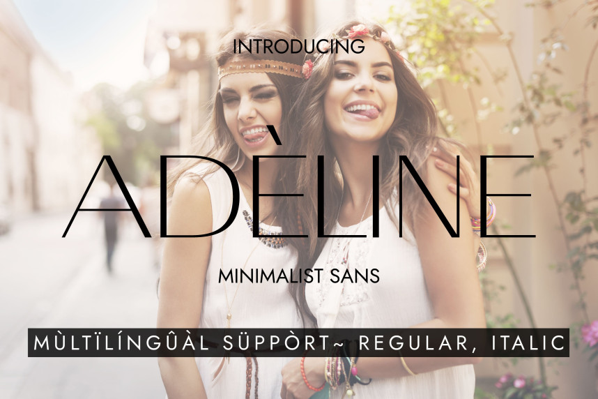 Adeline Sans Serif Font - Befonts
