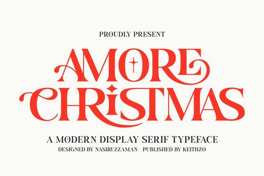 Amore Christmas Font - Download Free Font