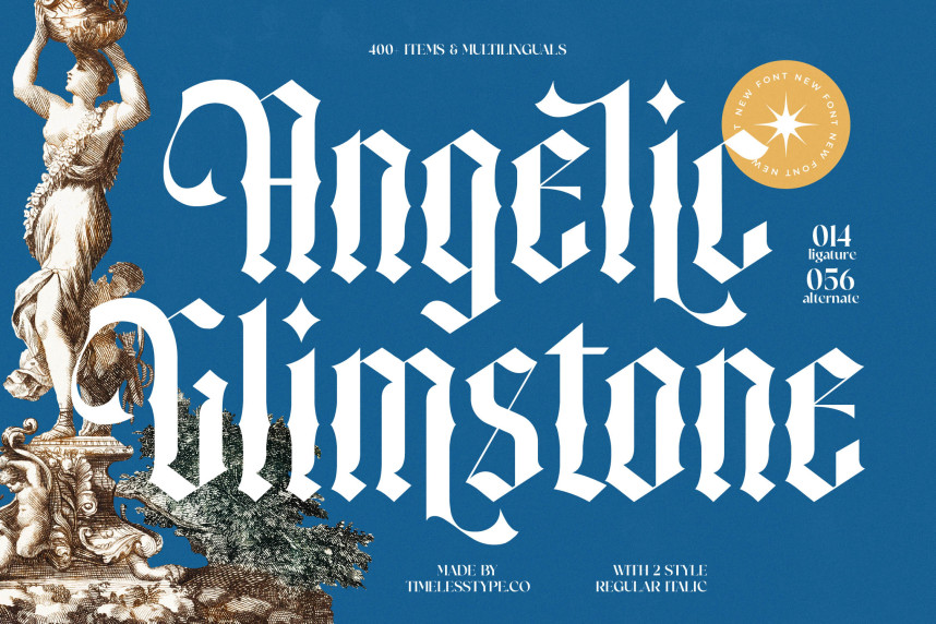 Angelic Glimstone Font - Download Free Font