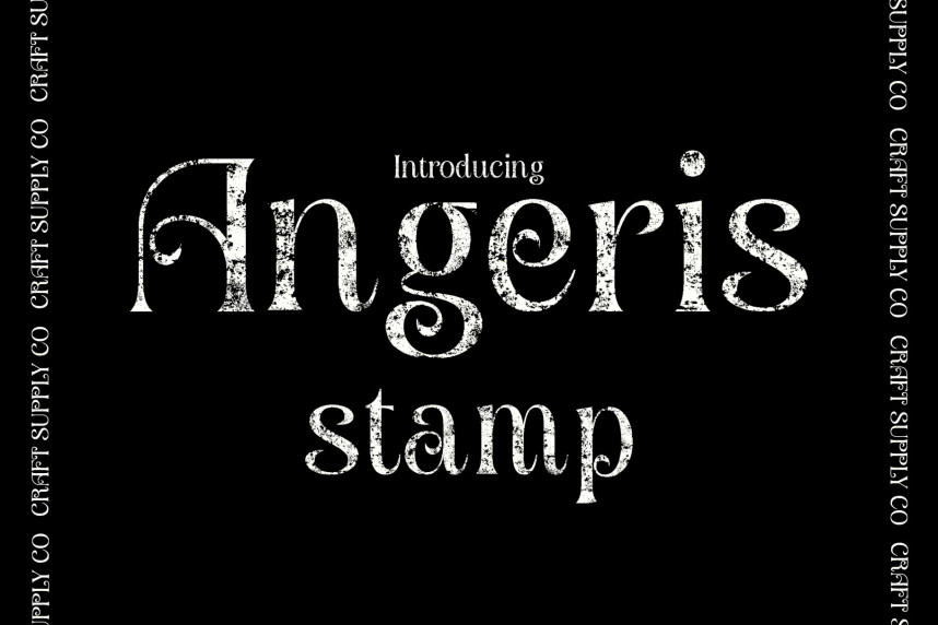 Angeris Stamp Font - Befonts