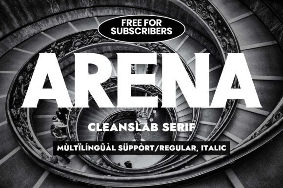 Arena Font - Befonts