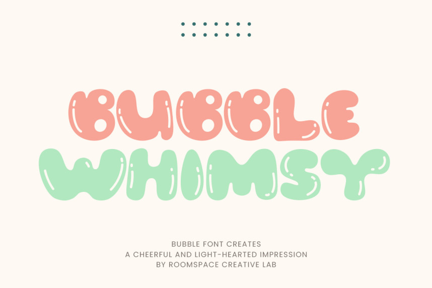 Bubble Whimsy Font - Befonts