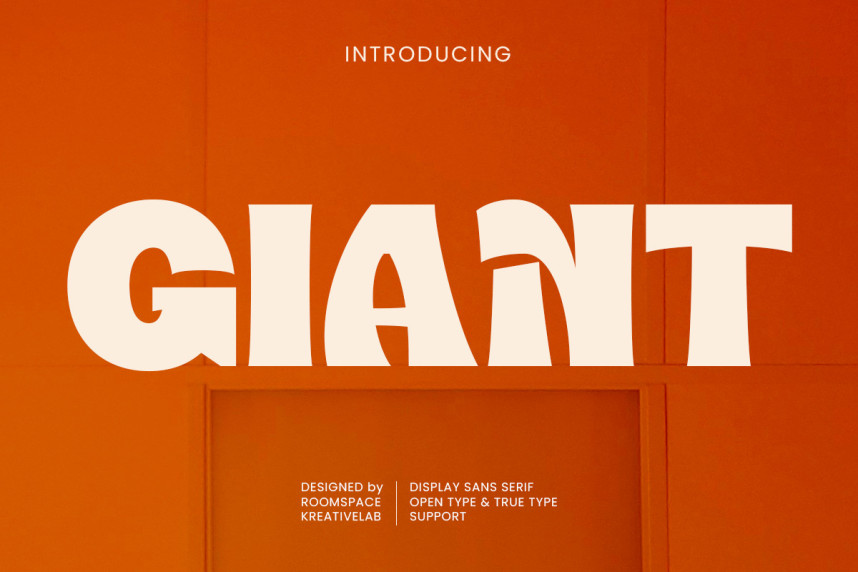 Giant Display Font - Befonts