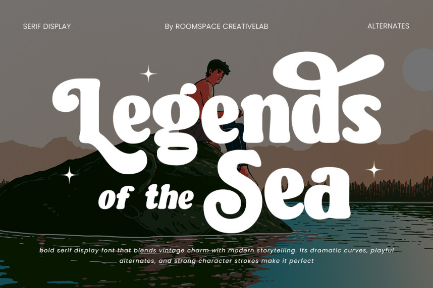 Legends Of The Sea Font - Download Free Font