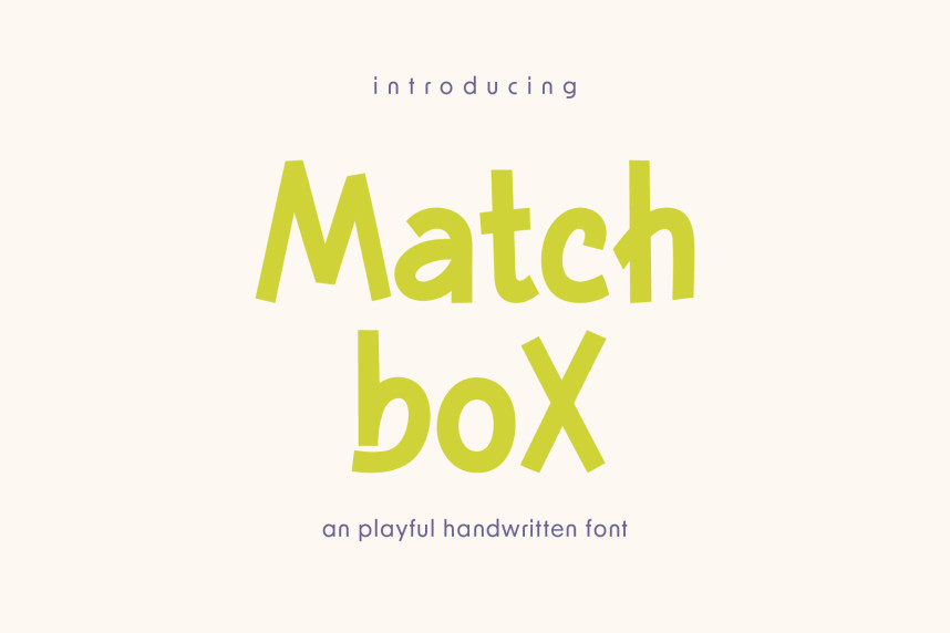 PGR Matchbox Font - Download Free Font