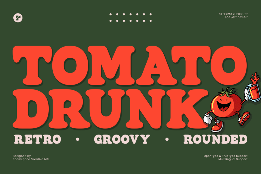 Tomato Drunk Font - Download Free Font