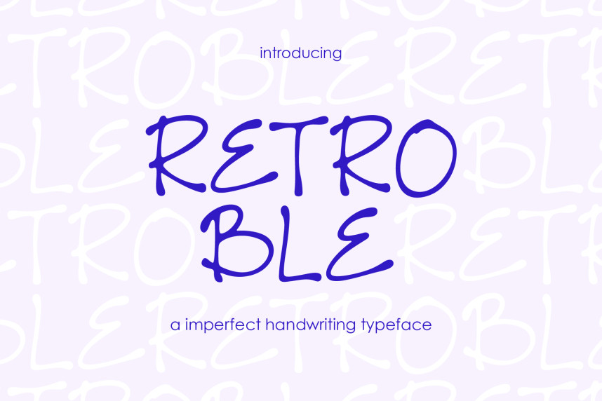 Retrobel IScribble Font - Download Free Font