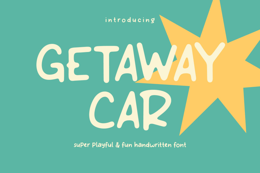 PGR Getaway Car Font - Download Free Font