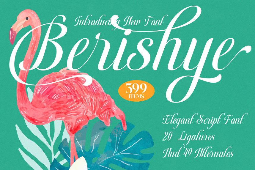 Berishye Script Font - Befonts