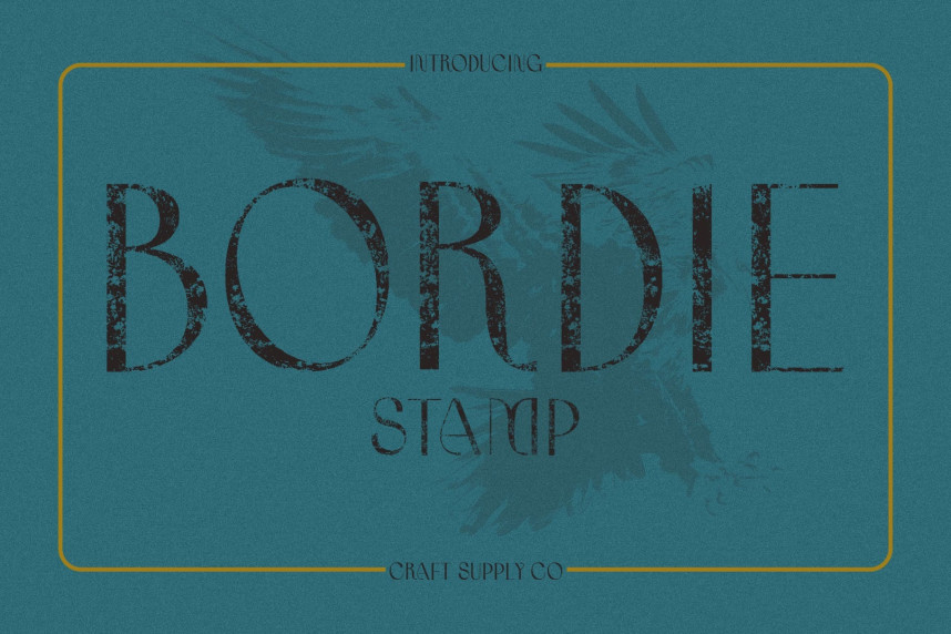 Bordie Stamp Font - Download Free Font