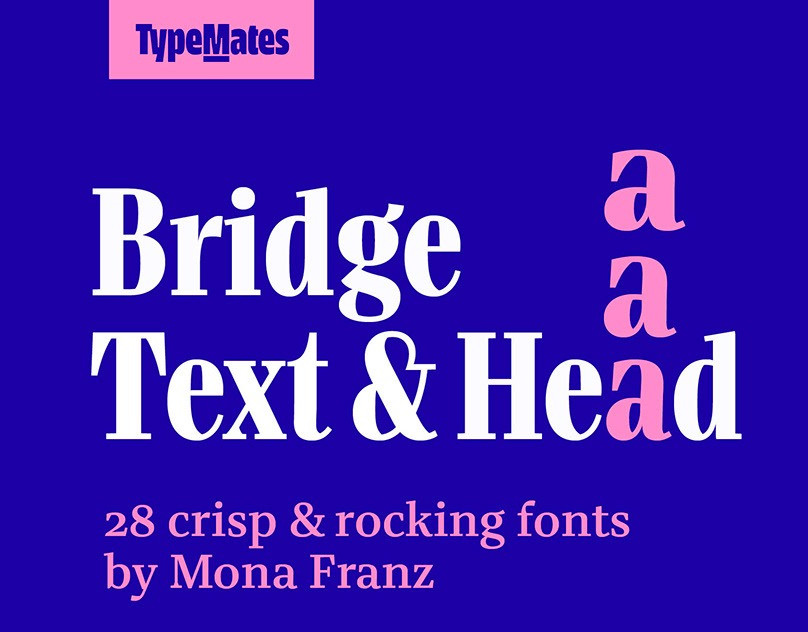 Bridge Text And Head Font Family - Befonts