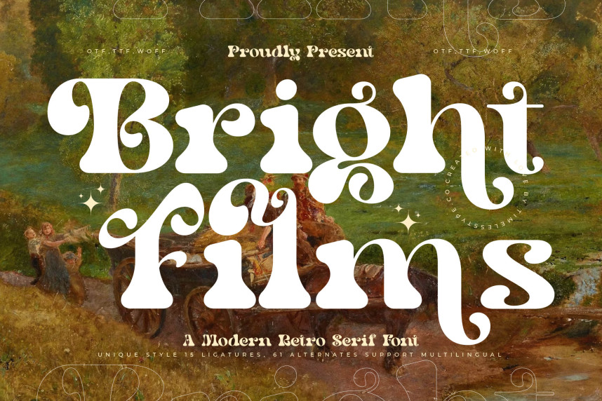 Bright Films Retro Font - Download Free Font