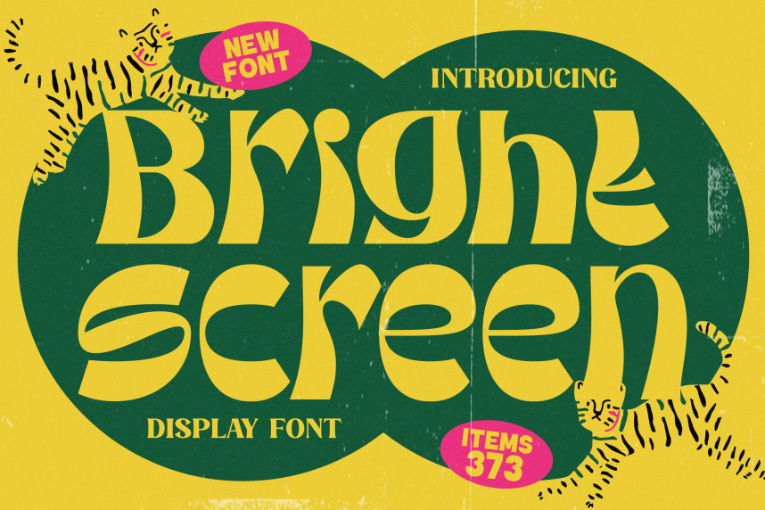 Bright Screen Font - Befonts