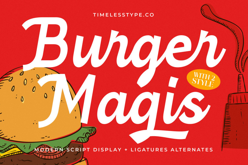 Burger Magis Script Font - Download Free Font