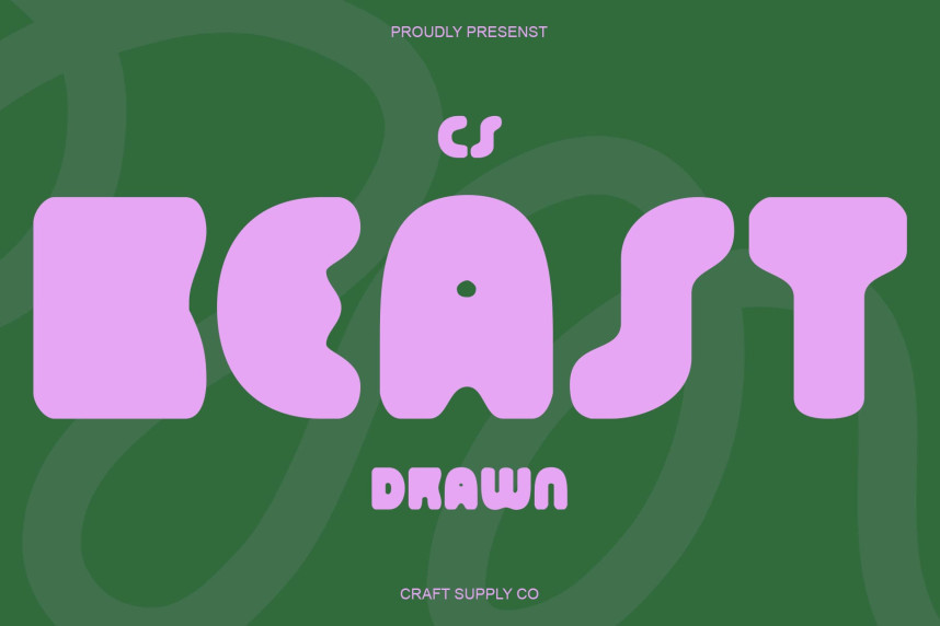 CS Beast Drawn Font - Download Free Font