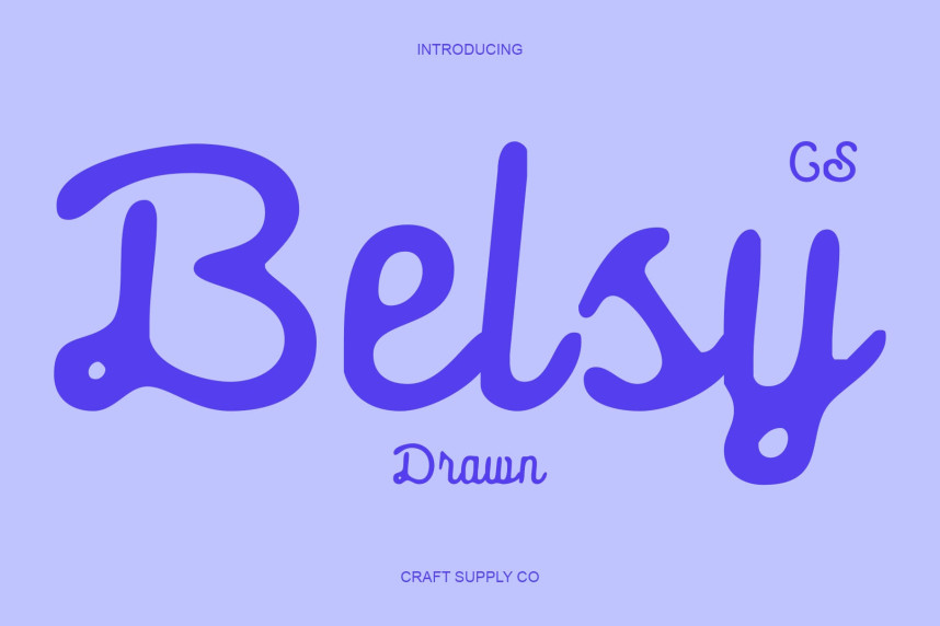 CS Belsy Drawn Font - Download Free Font