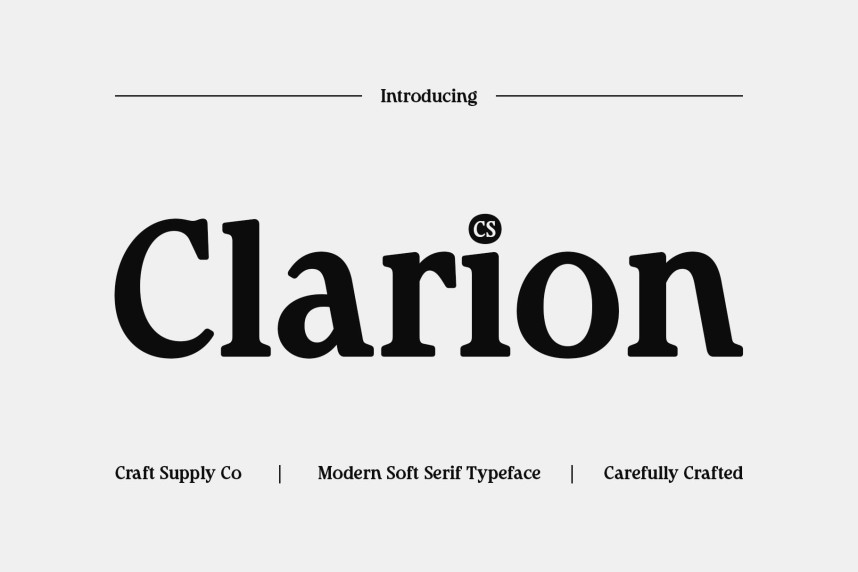 CS Clarion Font - Befonts