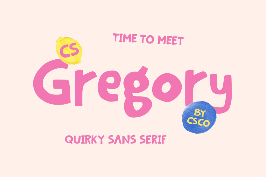 CS Gregory Font - Befonts