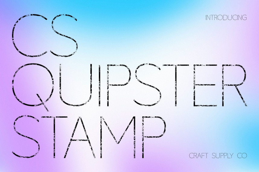 CS Quipster Stamp Font - Download Free Font
