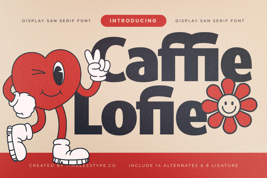 The Caffie Lofie Typeface - Befonts