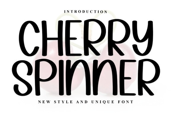 Cherry Spinner Playful Font - Download Free Font