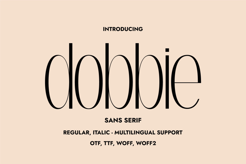 Dobbie Font - Befonts