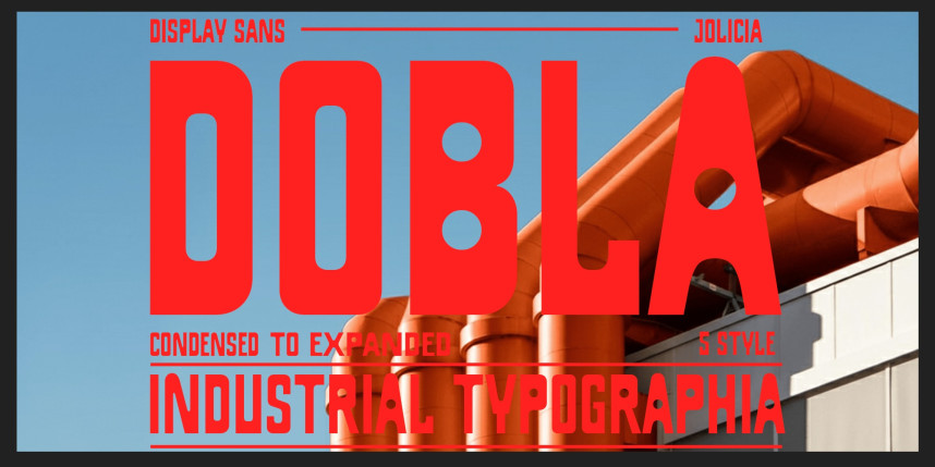 Dobla Sans Font - Befonts