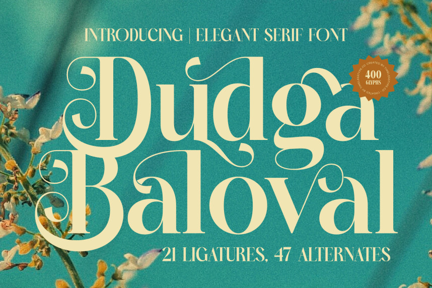 Dudga Baloval Font - Befonts
