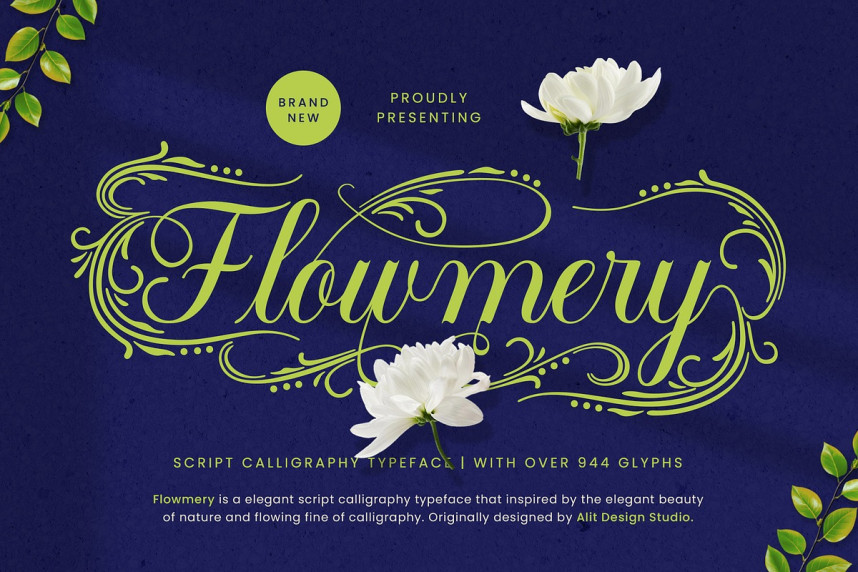 Flowmery Font - Befonts