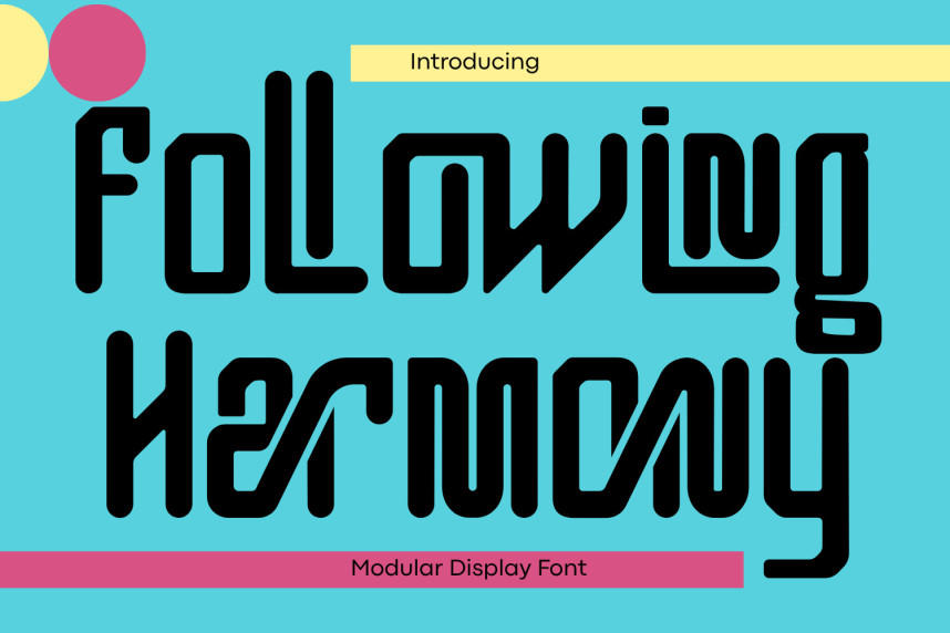 Following Harmony Font - Download Free Font