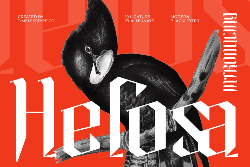 Helosa Blackletter Font - Download Free Font