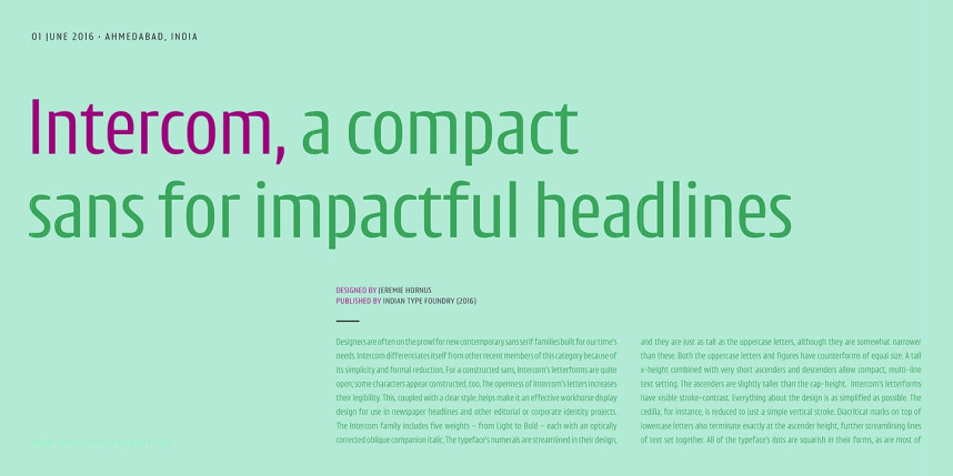 Intercom Font Family - Befonts