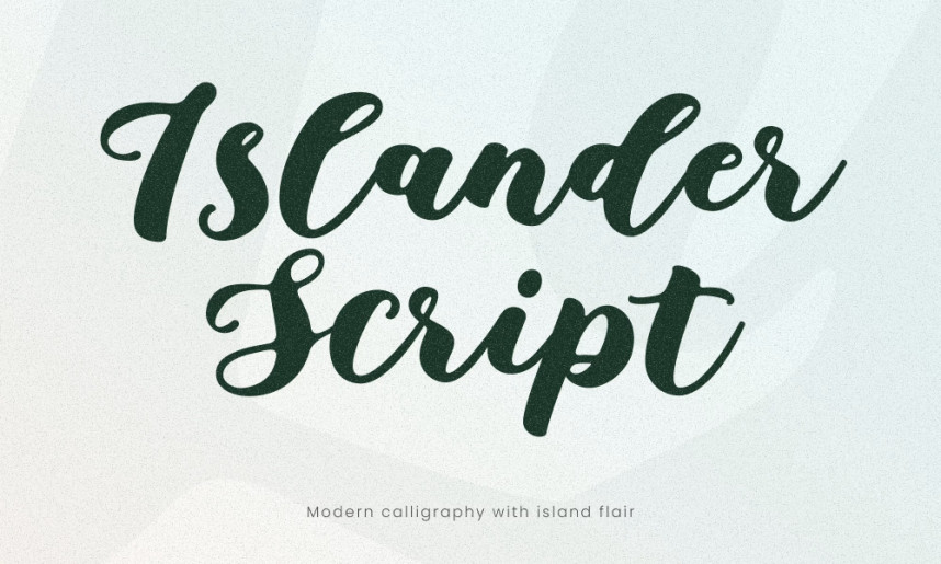Islander Script Font - Befonts