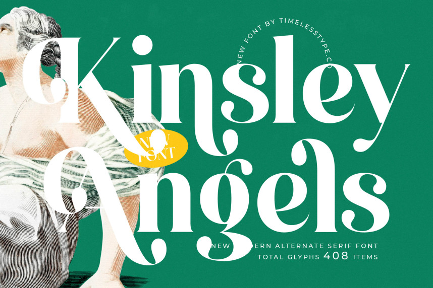 Kinsley Angels Font - Download Free Font