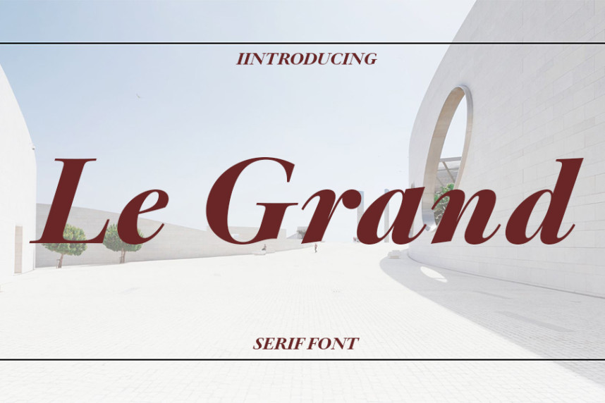 Le Grand Font Family - Download Free Font