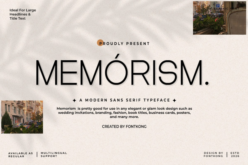 Memorism Font - Download Free Font