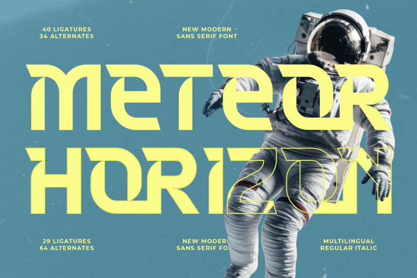 Meteor Horizon Font - Download Free Font
