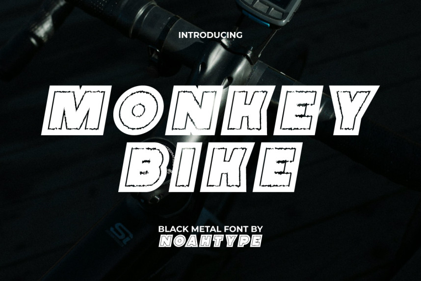 Monkey Bike Font - Download Free Font