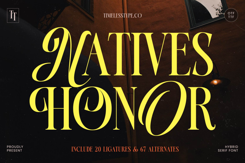 Natives Honor Font - Download Free Font