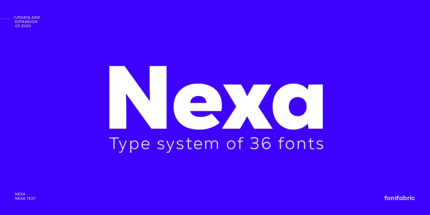 Nexa Font Family - Befonts