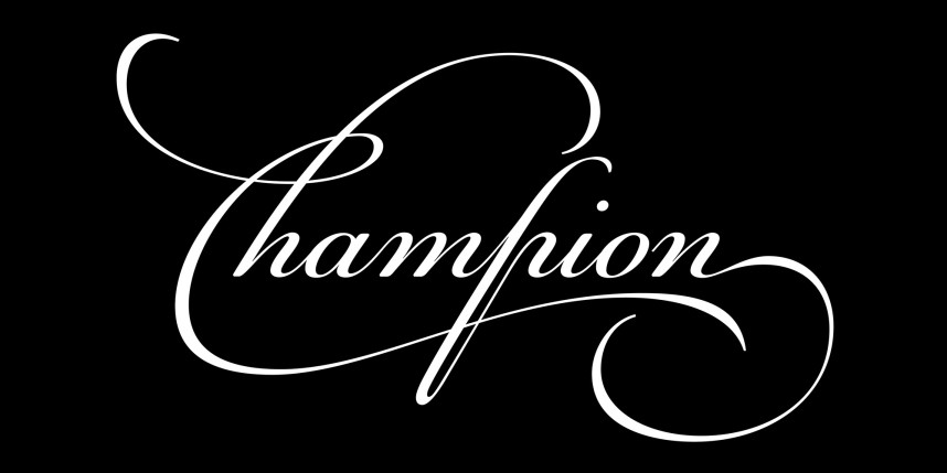 PF Champion Script Pro Font - Download Free Font