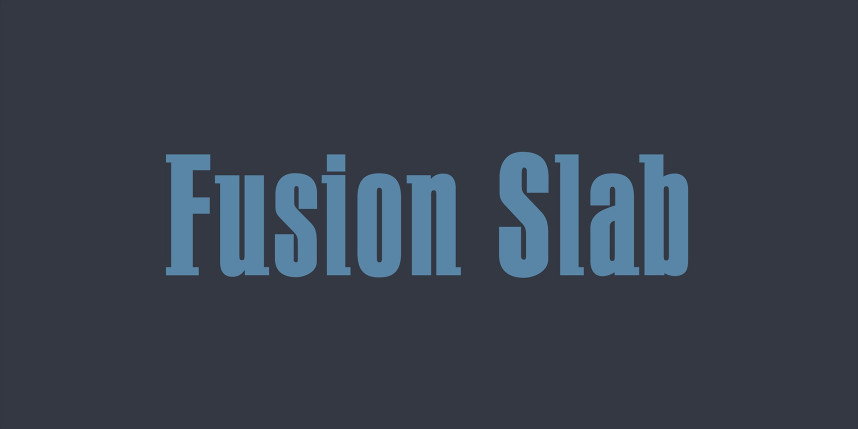 PF Fusion Slab Font - Download Free Font