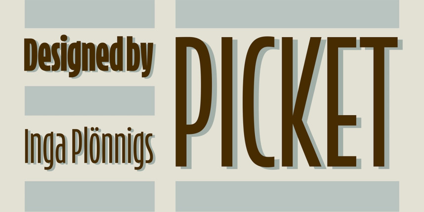 Picket Font Family - Download Free Font