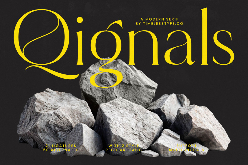 Qignals Font - Befonts