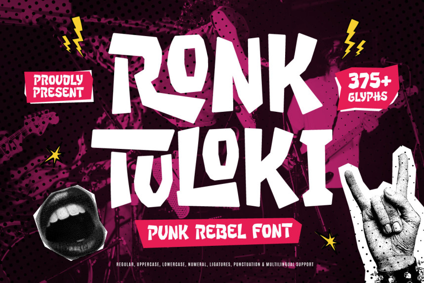Ronk Tuloki Font - Befonts