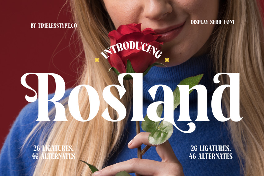 Rosland Serif Typeface - Download Free Font